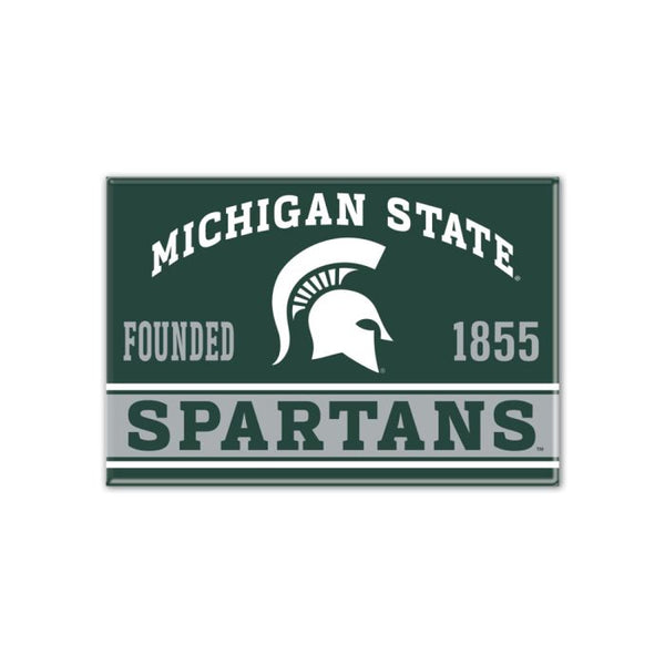 Michigan State University Spartans Metal Magnet 2.5" x 3.5" | Campus ...