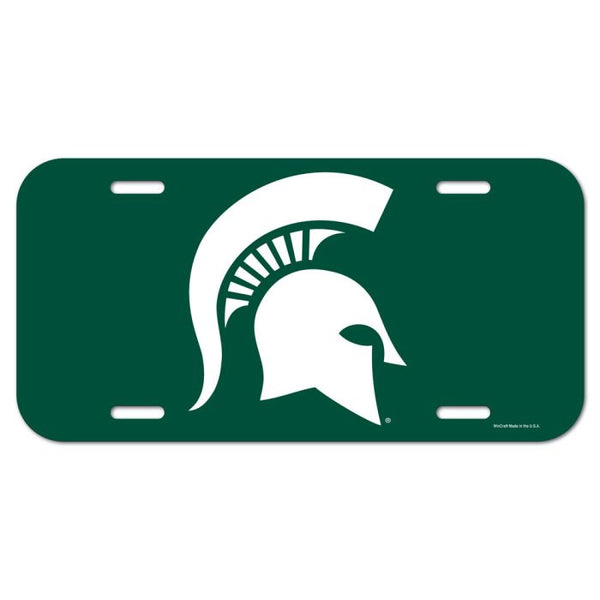 Michigan State Spartans License Plate Sparty Head Design | Campus ...